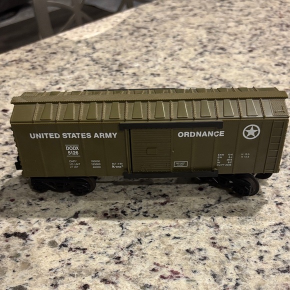 Lionel | Other | Lionel Train O Gauge Us Army Boxcar Kline Blt 39 ...